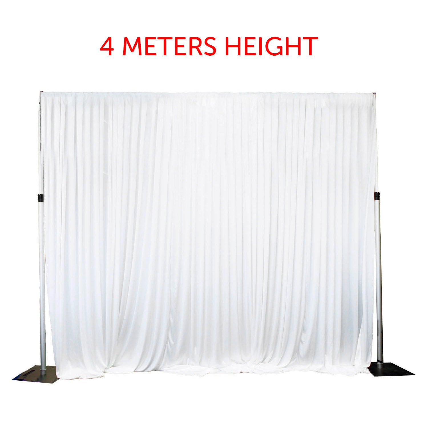 Shop White Satin Ice Silk Backdrops (4x3) | Luna Wedding & Event Supplies