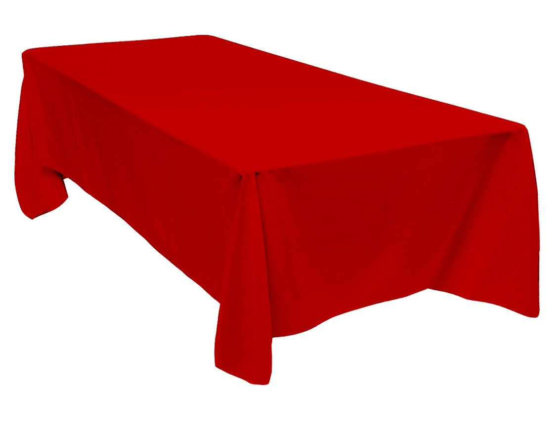 Shop Red Rectangle Tablecloths (137 X 244cm) - Rectangle Tablecloths ...